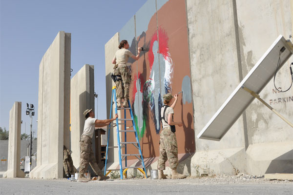 Airmen Paint Mural, Create Lasting Impression | Military.com