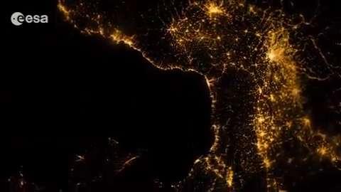 ISS Night Flight Over Italy and Egypt | Military.com