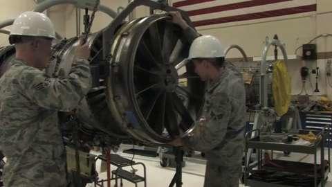 F-16 Jet Engine Repairs | Military.com