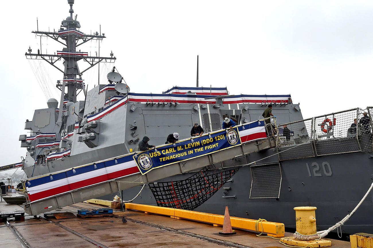 Navy Commissions Destroyer, USS Carl M. Levin, In Celebration of ...